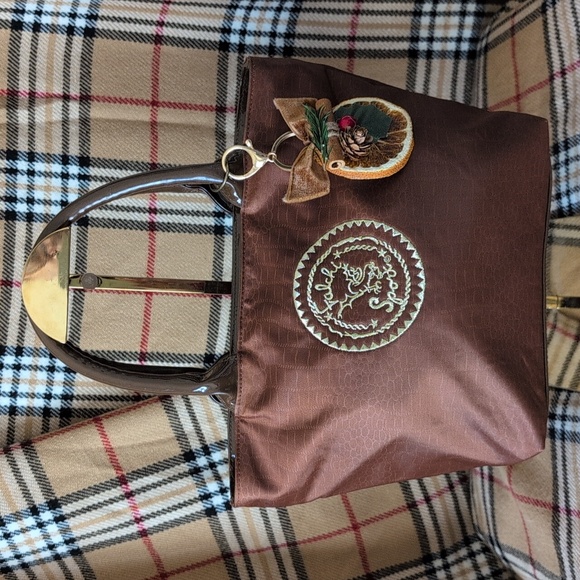 Carlos Falchi | Bags | Carlos Falchi Sport Nylon Satchel | Poshmark